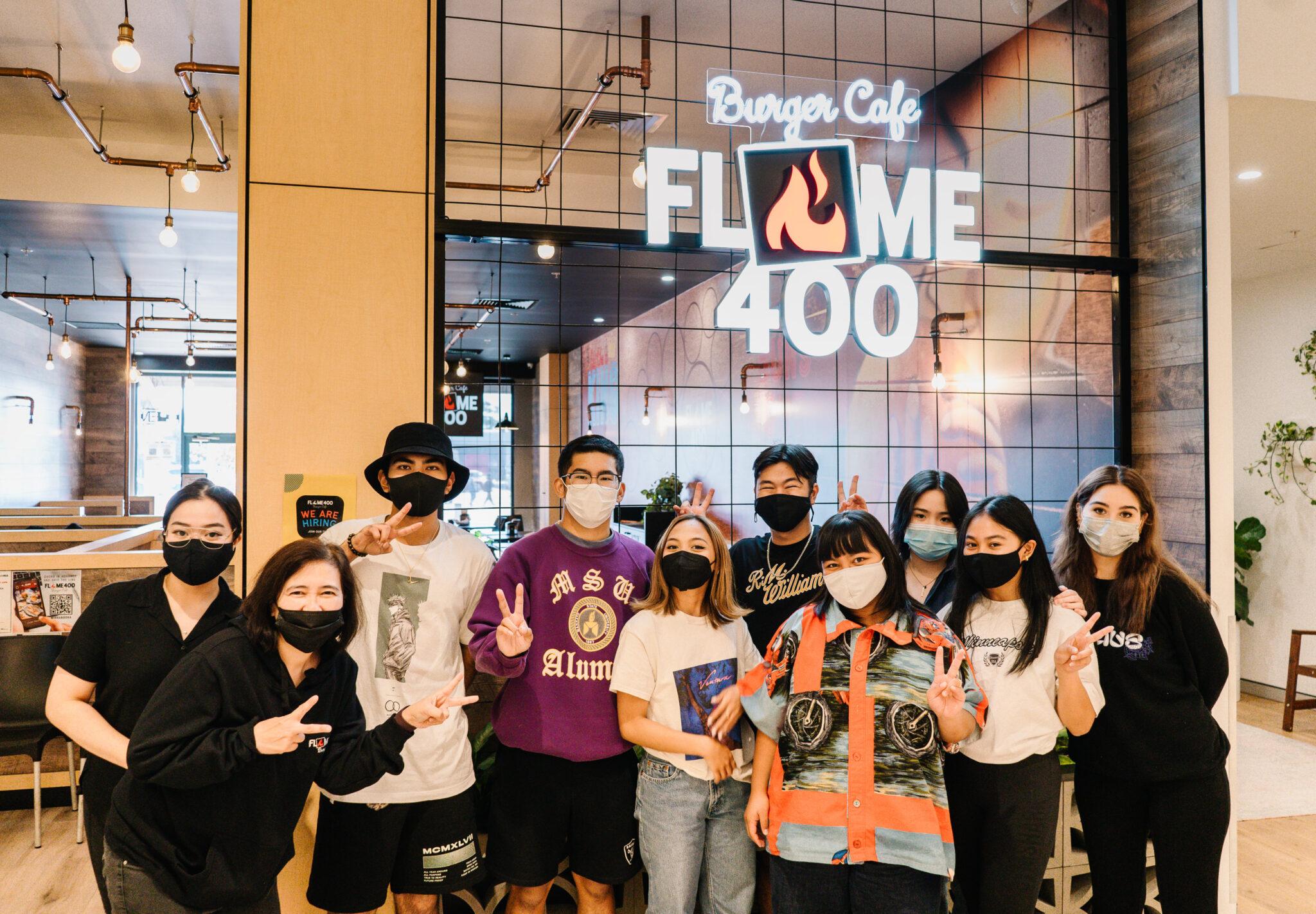 About Us - Flame 400 Burger Cafe Uniquely Good Food