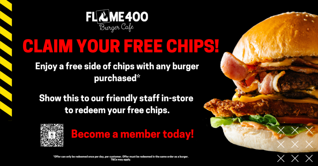 Flame 400 Burger Cafe: Irresistibly Perth's Best Grilled Burgers